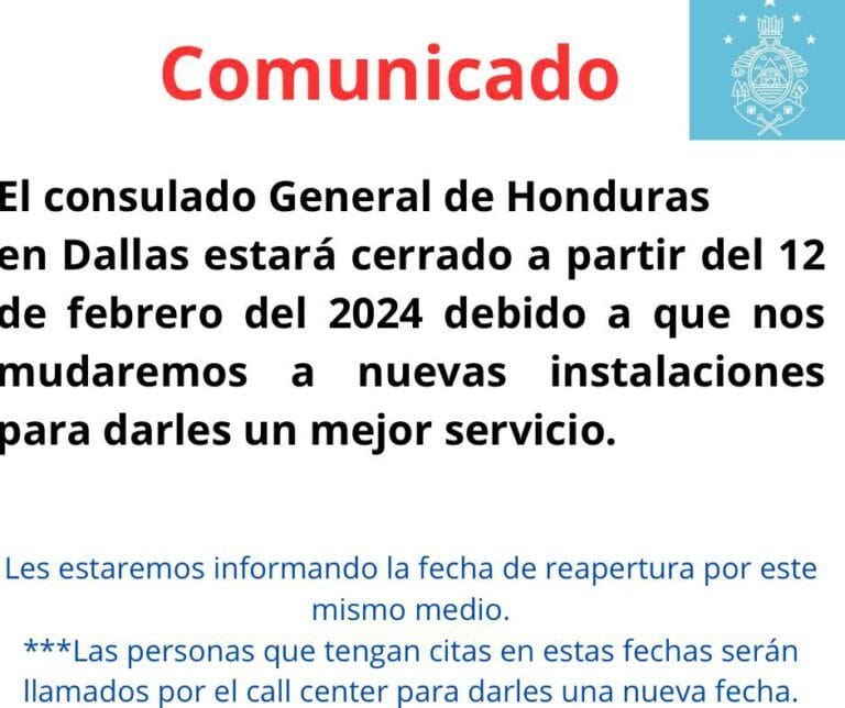 ≫ Citas Consulado de Honduras en Dallas【Hazlas AQUÍ 2024】