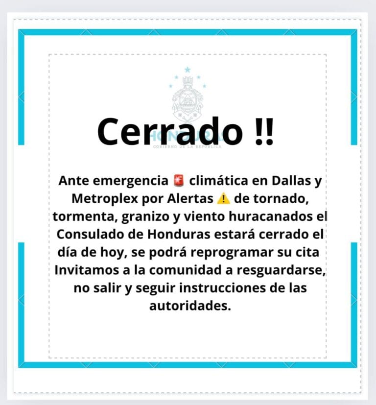 ≫ Citas Consulado de Honduras en Dallas【Hazlas AQUÍ 2024】